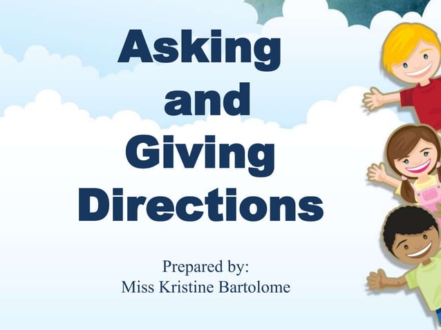 Asking and Giving Directions | PPTX | Education