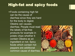 Diarrhea and Foods | PPTX