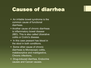 Diarrhea and Foods | PPTX