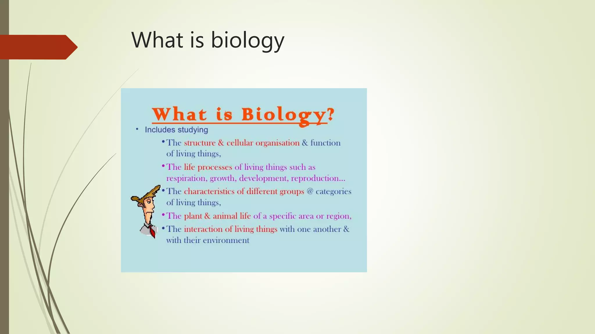 presentation of what is biology | PPTX