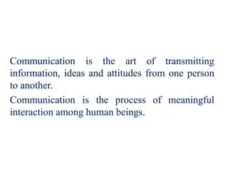 COMMUNICATION | PPTX