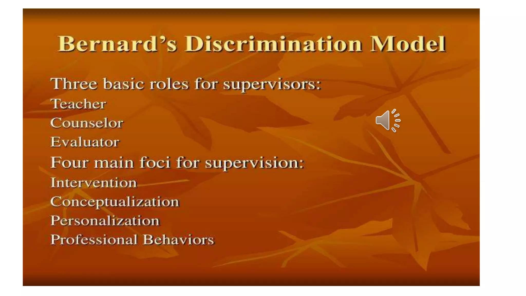 Supervision model | PPT
