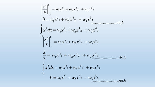 Gauss Quadrature Formula | PPTX | Physics | Science