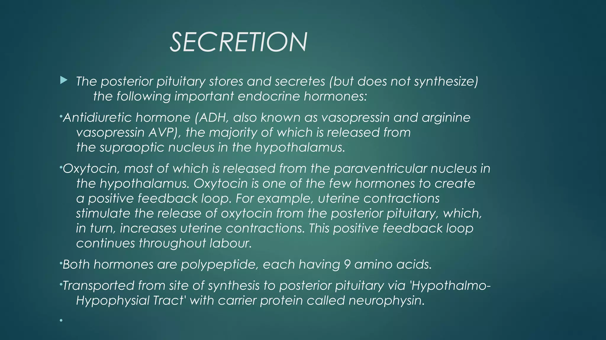 Posterior Pituitary | ODP
