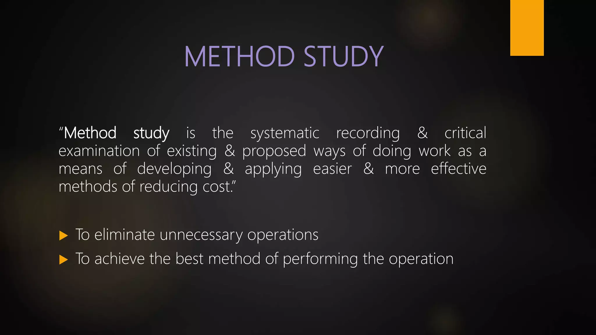 method study- micromotion vs memo motion | PPTX