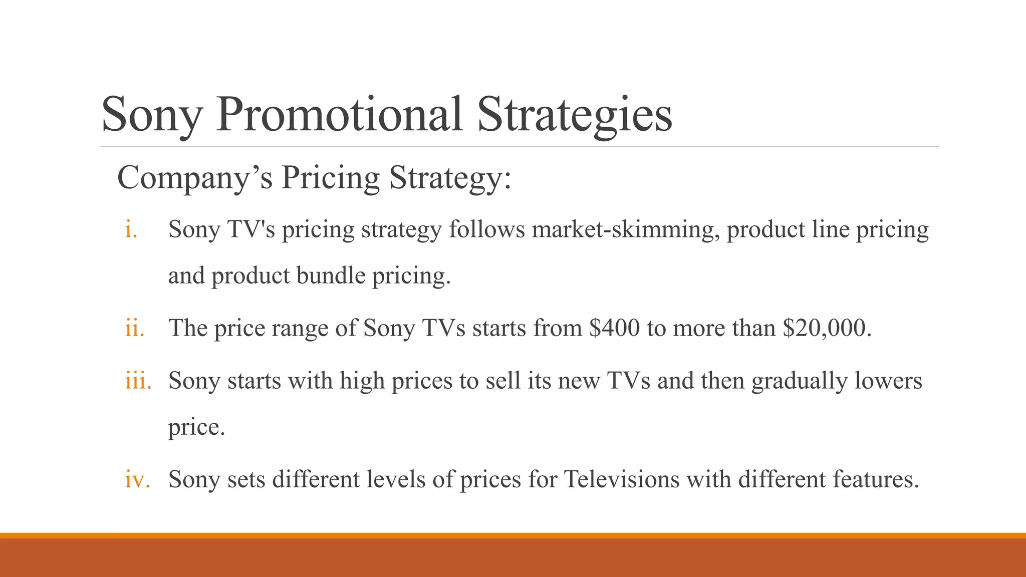 Sony Marketing Strategies | PPTX