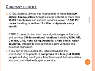 SERVICE LIFE CYCLE - DTDC | PPTX