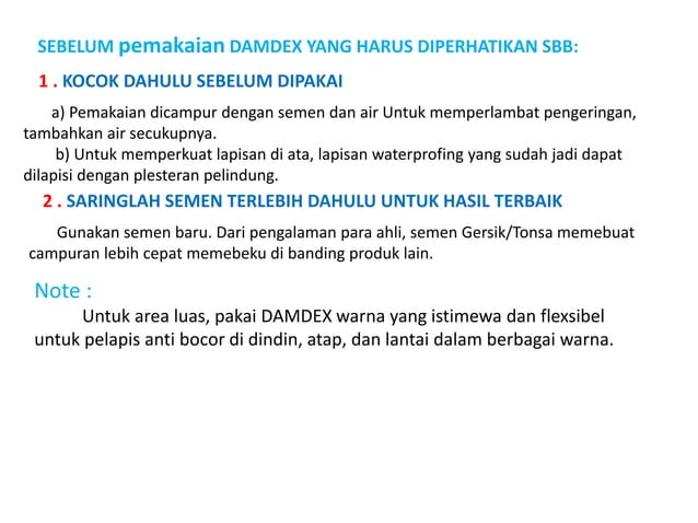 Presentation Damdex | PPT