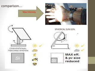 Spherical Sun power Generator | PPTX