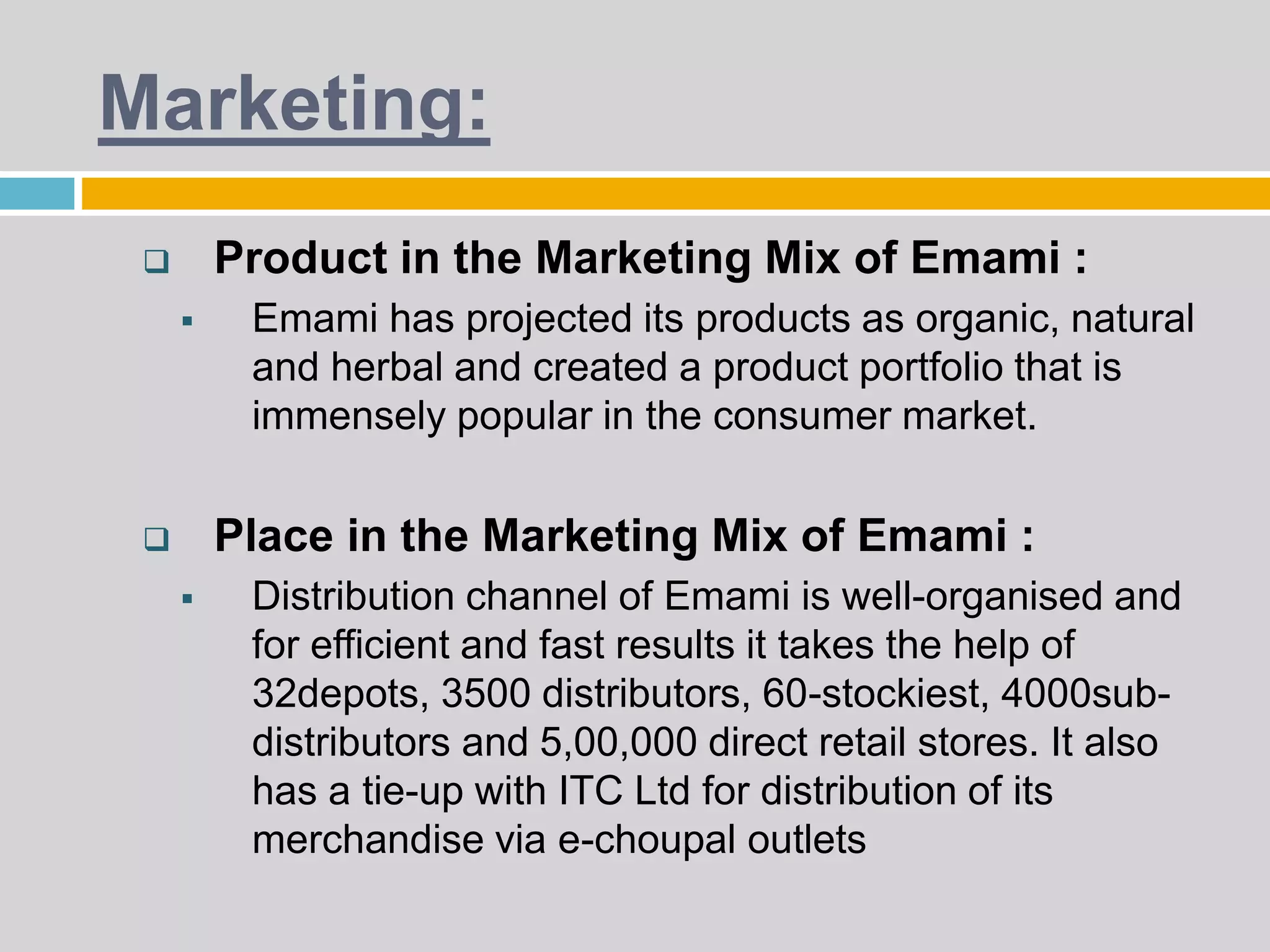 Emami limited | PPTX