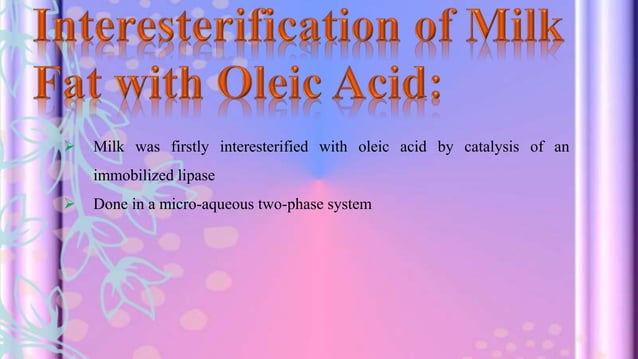 Interesterification | PPTX