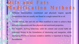 Interesterification | PPTX