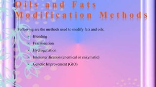 Interesterification | PPTX