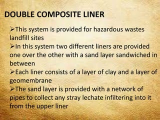 landfill liners | PPTX