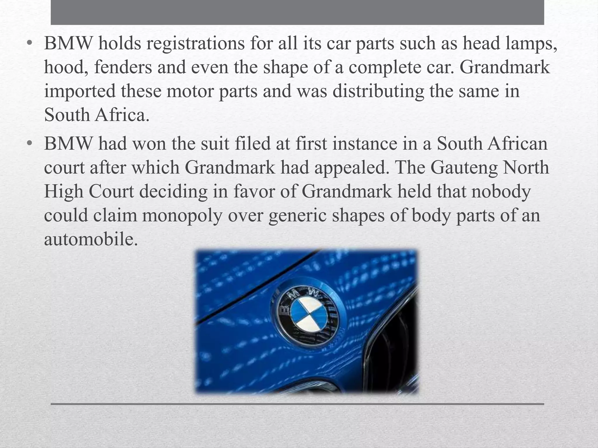 CASE STUDY OF BMW | PPTX