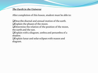 the Earth in the Universe | PPTX