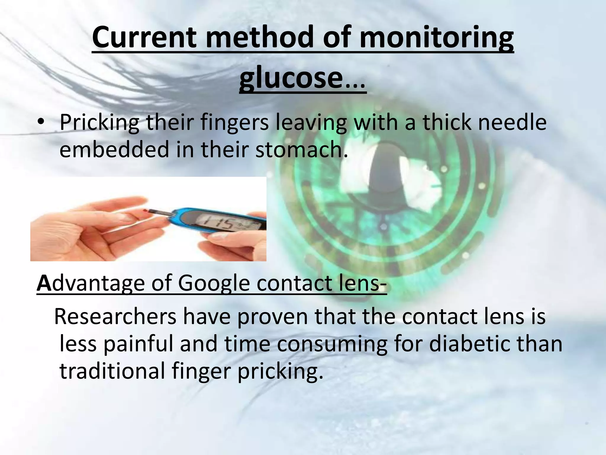 Google smart contact lens | PPTX