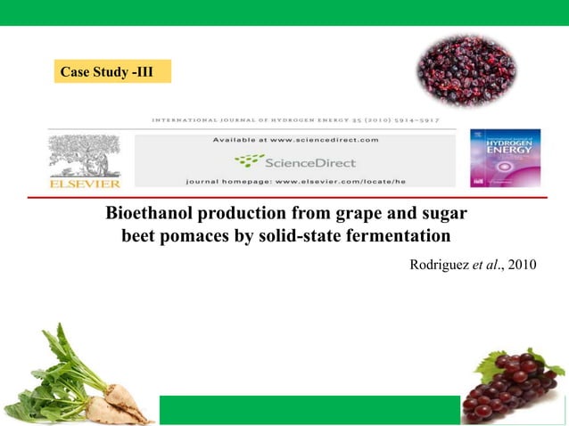 Bioethanol production from fruits and vegetable wastes | PPTX ...