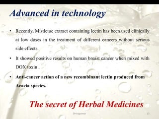 LECTINS IN CANCER THERAPY | PPTX