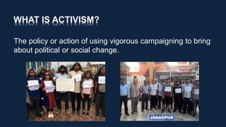 How Technology Helps Activism | PPTX