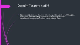 Smith & Ragan Öğretim Tasarımı | PPT