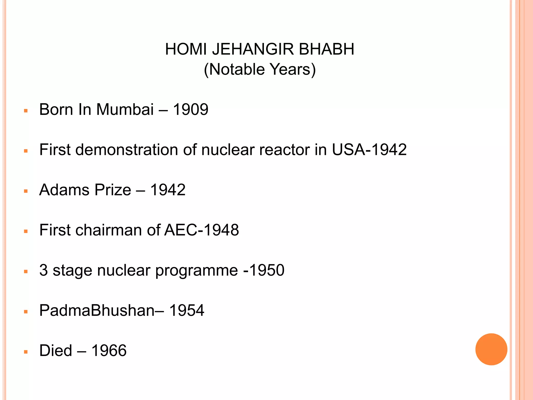 HOMI J BHABHA | PPTX