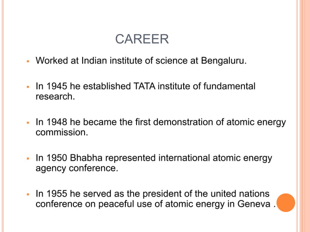 HOMI J BHABHA | PPTX