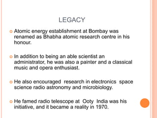 HOMI J BHABHA | PPTX