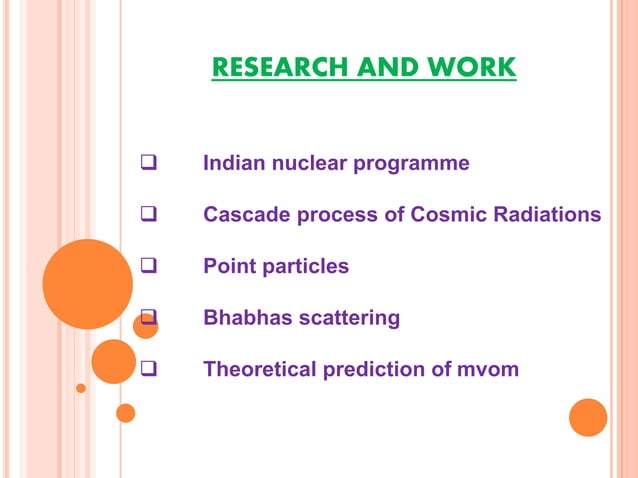HOMI J BHABHA | PPTX