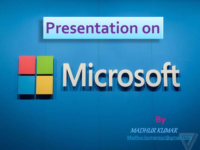 Presentation on microsoft | PPTX