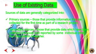 DATA COLLECTION AND INSTRUMENTATION | PPT