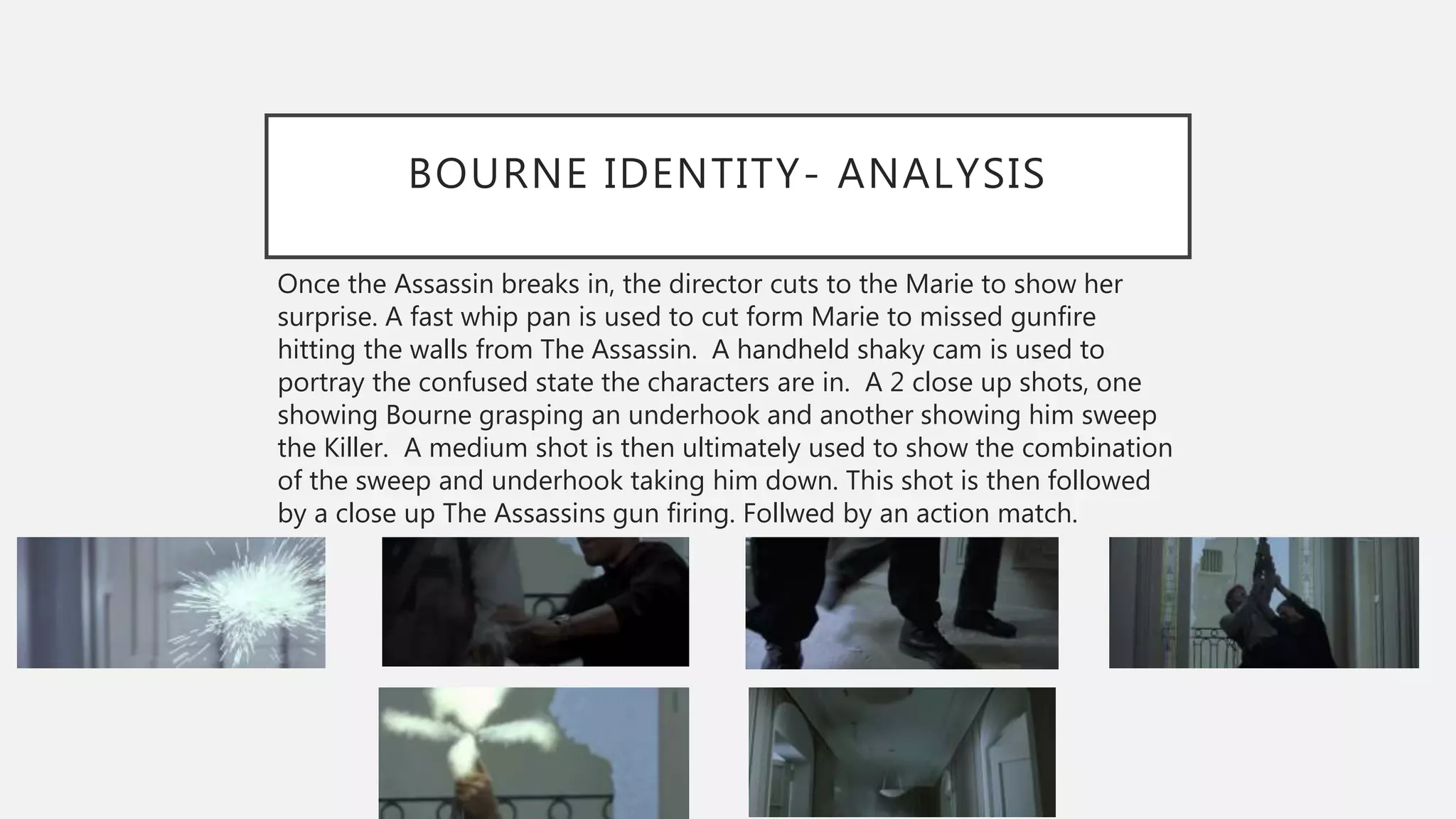 Bourne Identity- Textual Analysis | PPTX