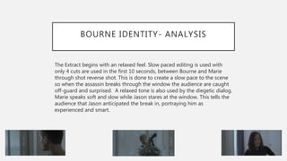 Bourne Identity- Textual Analysis | PPTX