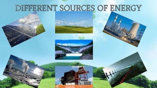 Sources of Energy PowerPoint Presentation (Class X NCERT) Science | PPT