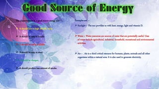 Sources of Energy PowerPoint Presentation (Class X NCERT) Science | PPT