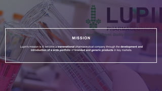 CSR Activities of Lupin Pharma Inc. | PPTX