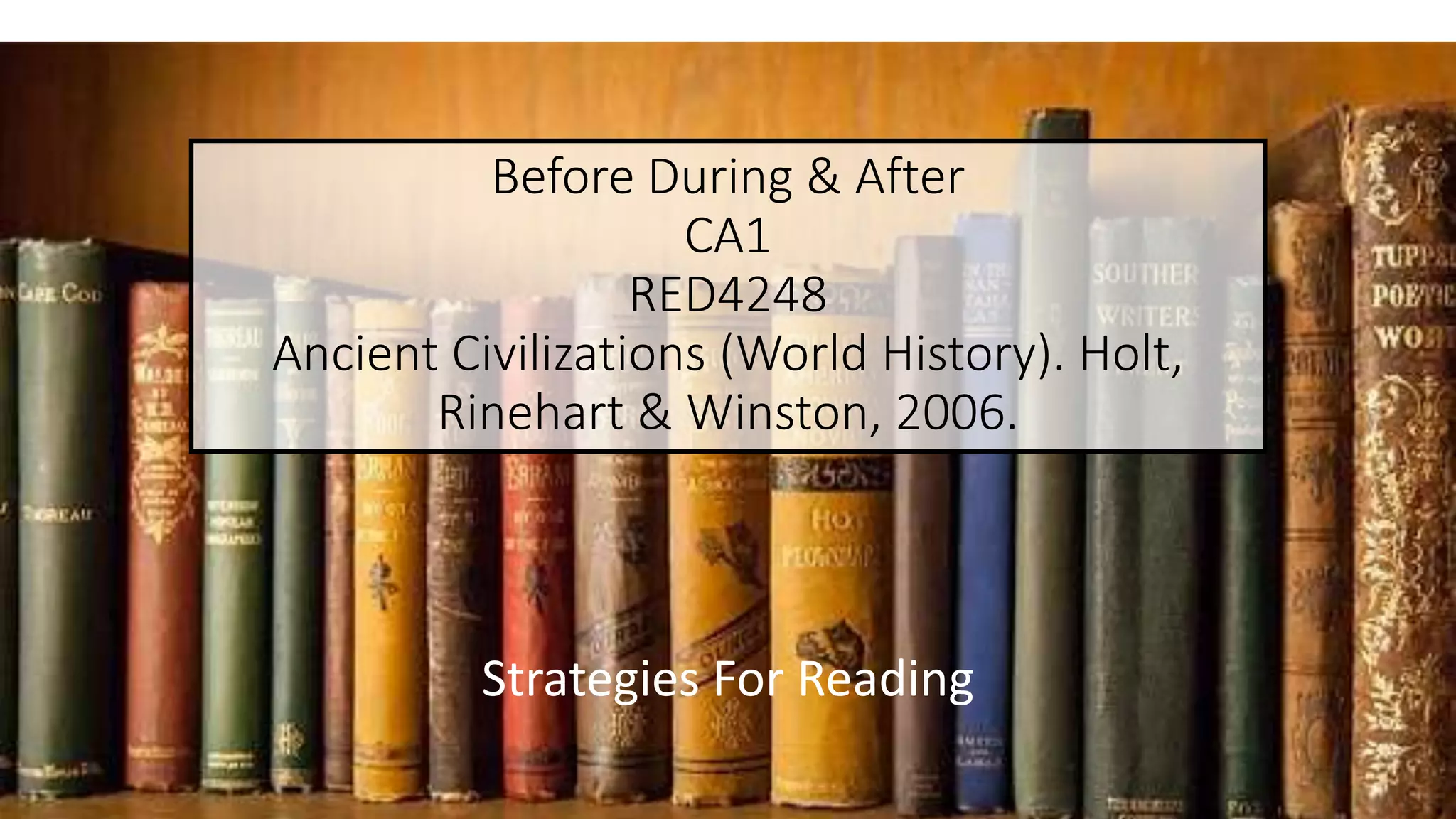 BDA Reading Strategies | PPT