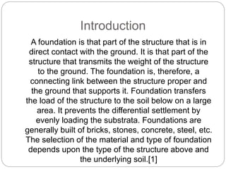 Types of foundations. | PPTX