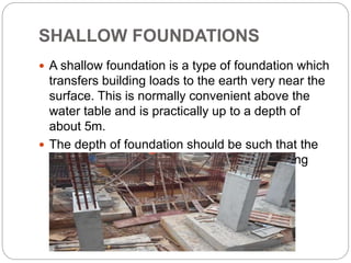 Types of foundations. | PPT
