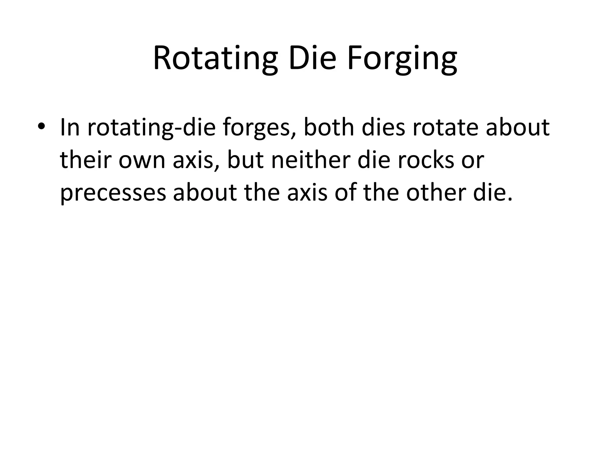 ORBITAL FORGING | PPTX
