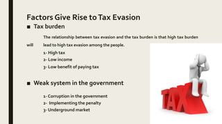 Tax evasion | PPT