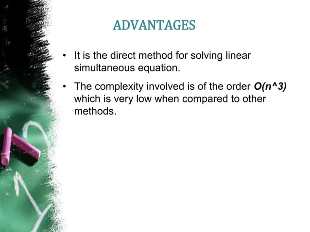 Implementation of Gauss Elimination Method in c++ | PPT