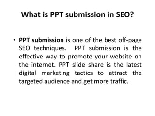 Best ppt submission sites | PPTX
