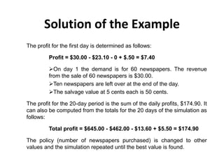 Simulation Queuing System Example | Simulation & Modeling | PPT