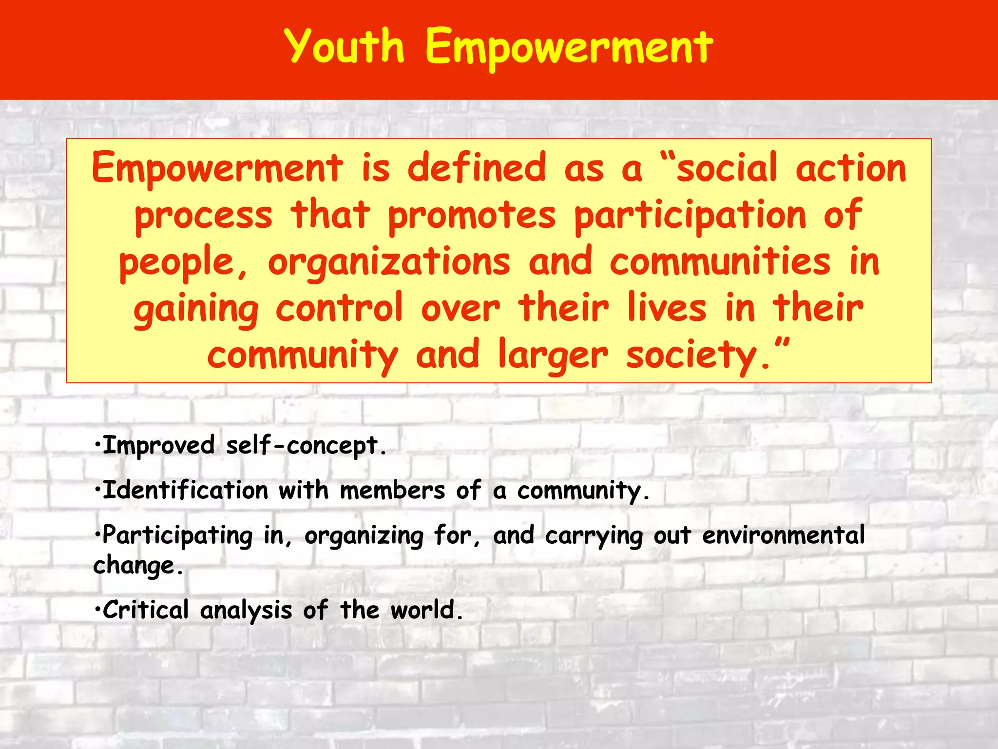 ROLE OF YOUTH IN COMMUNITY DEVELOPMENT & SUSTAINABLE DEVELOPMENT | PPTX