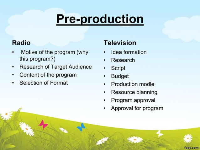 radio TV talk show slideshare | PPTX