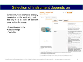 Spectroscopic sensing of soil nutrients | PPT