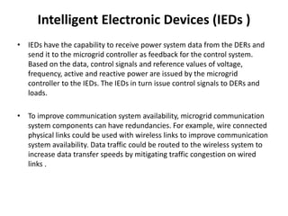 Microgrid Communication Systems | PPTX