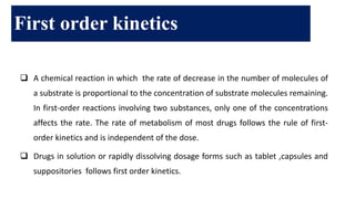 First order absorption model | PPTX