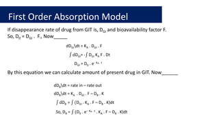 First order absorption model | PPTX